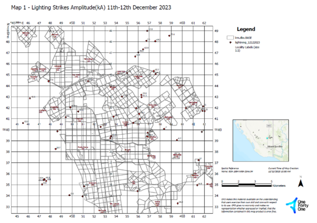 OneFortyOne upgrades lightning strike mapping process for forest fire prevention - FME by Safe ...