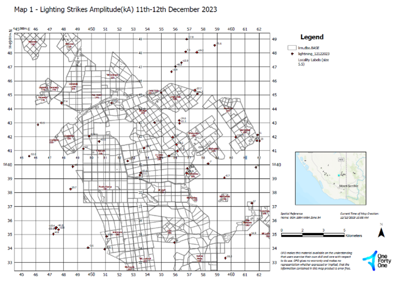 OneFortyOne upgrades lightning strike mapping process for forest fire ...